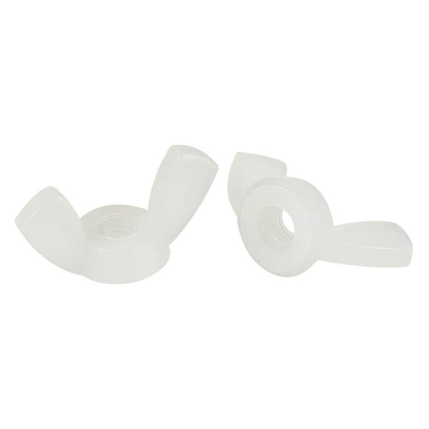 M3 Wing Nuts Butterfly Nut Nylon White 10 Pack - Walmart Business Supplies