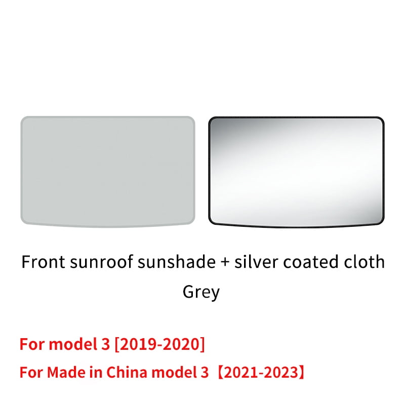 M3 front China-For tesla model 3 2019-2022 2023/model Y Glass roof ...