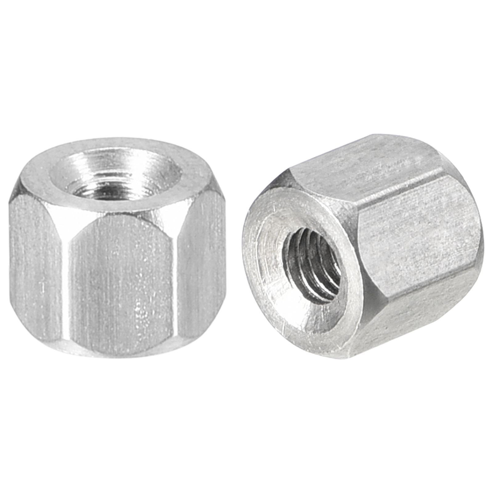M3 x 0.5-Pitch 6mm Length Coupling Nuts, 10pcs 304 Stainless Steel Nuts ...