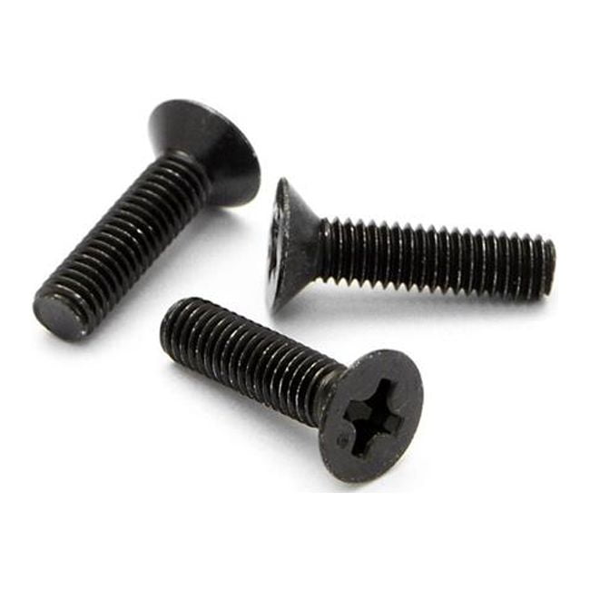 M3 x 12 mm Flat Head Screw, 6 Piece - Walmart.com