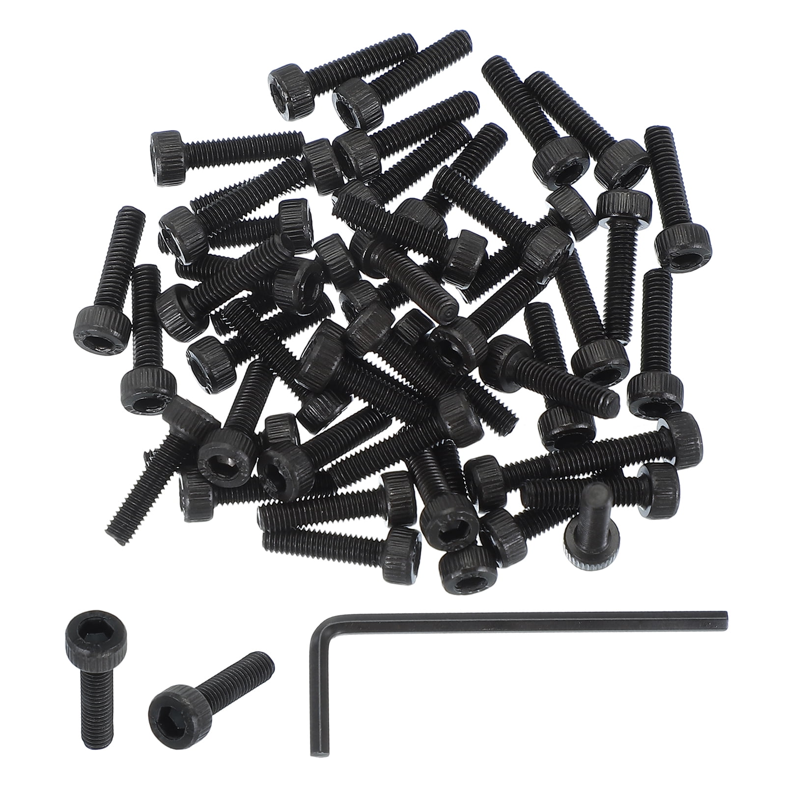 M3 x 12mm Hex Socket Head Screws Cap Bolt, 50 Pack 12.9 Grade Carbon ...