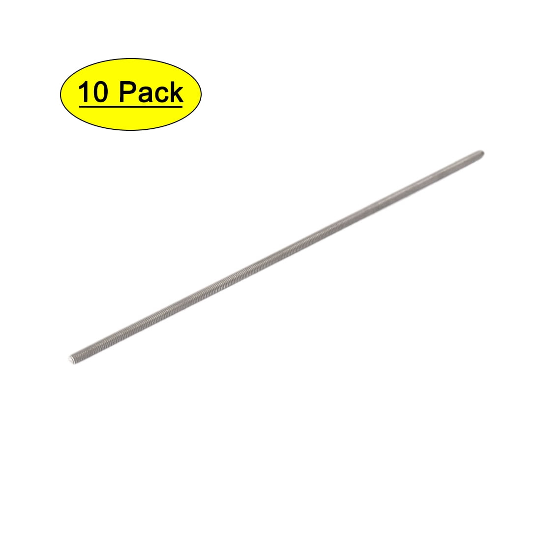 M3 x 140mm 0.5mm Pitch 304 Stainless Steel Fully Threaded Rods Bar ...