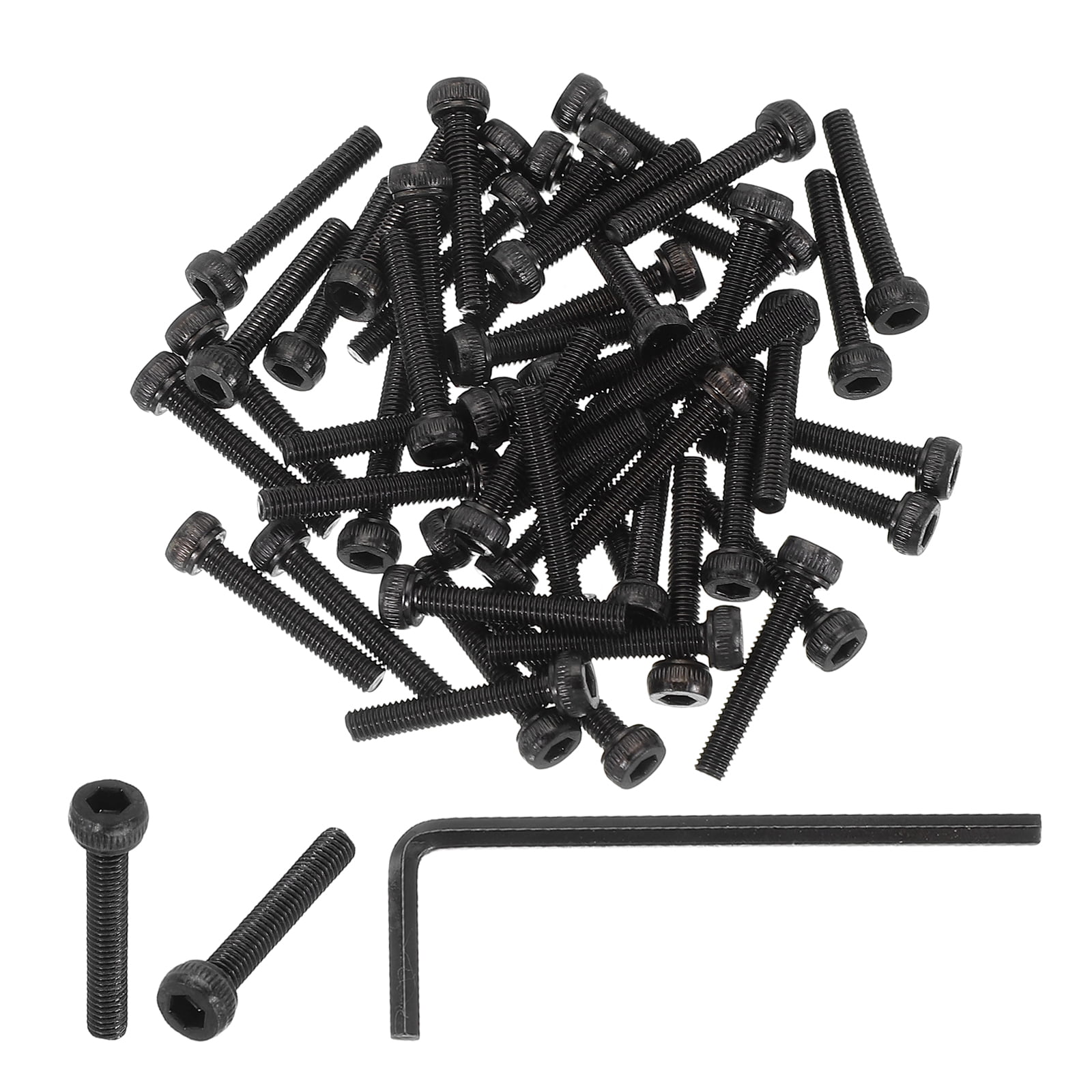 M3 x 18mm Hex Socket Head Screws Cap Bolt, 50 Pack 12.9 Grade Carbon ...