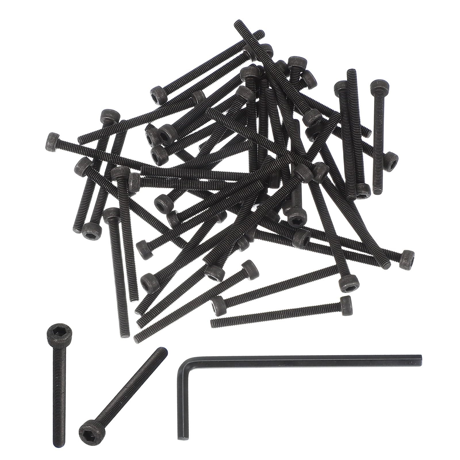 M3 x 35mm Hex Socket Head Screws Cap Bolt, 50 Pack 12.9 Grade Carbon ...