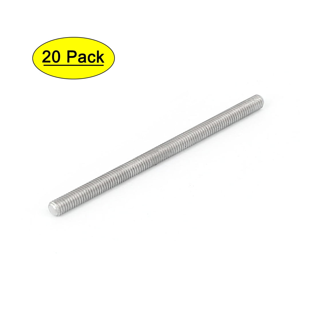 M3 x 40mm 0.5mm Pitch 304 Stainless Steel Fully Threaded Rods Bar Studs ...
