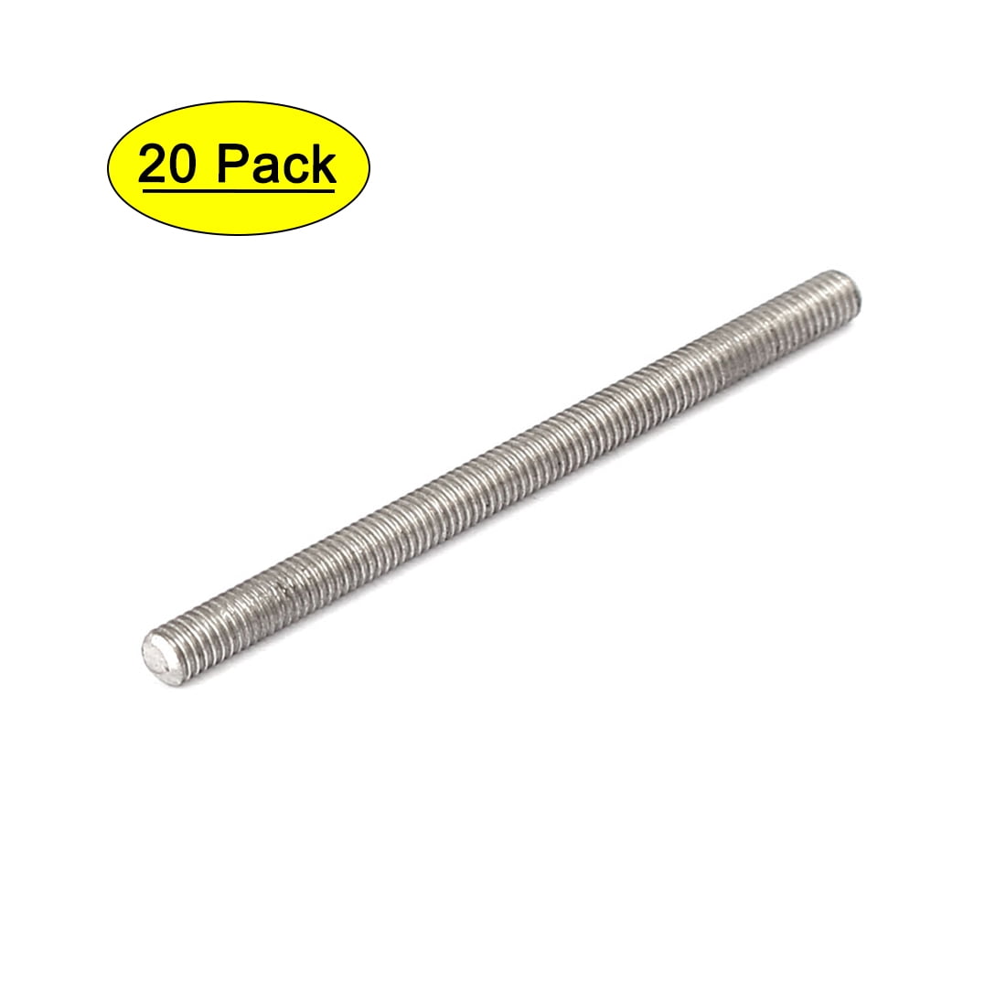 M3 x 45mm 304 Stainless Steel Fully Threaded Rods Bar Studs Fasteners ...
