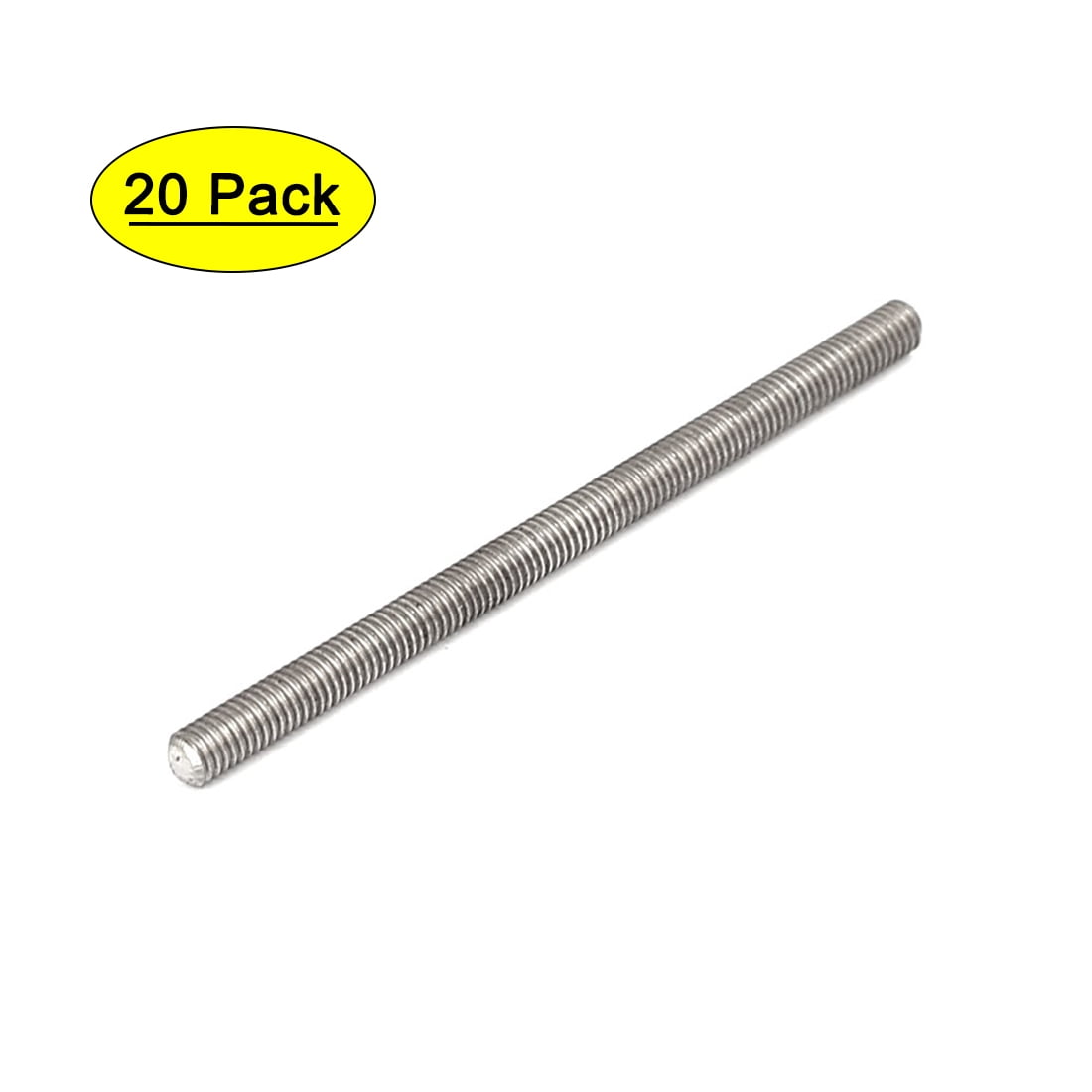 M3 x 50mm 0.5mm Pitch 304 Stainless Steel Fully Threaded Rods Hardware ...