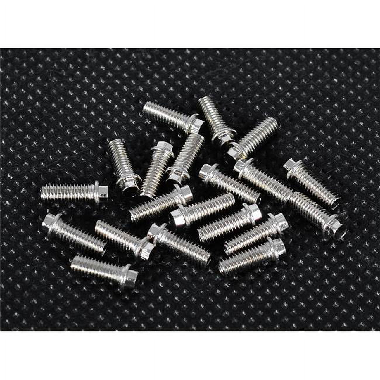 M3 x 8 mm Miniature Scale Hex Bolts, Silver - Walmart.com