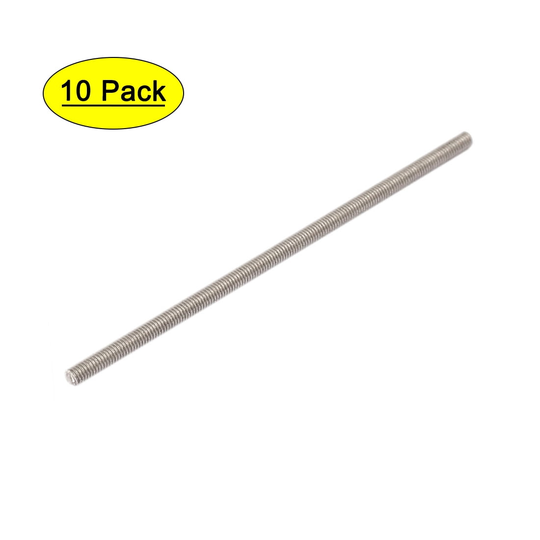 M3 x 80mm 0.5mm Pitch 304 Stainless Steel Fully Threaded Rods Bar Studs ...