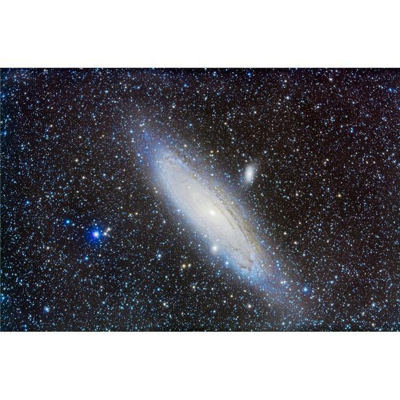 M31 The Andromeda Galaxy with Companions M32 Below & M110 Above Poster Print - 17 x 11 - Walmart.com
