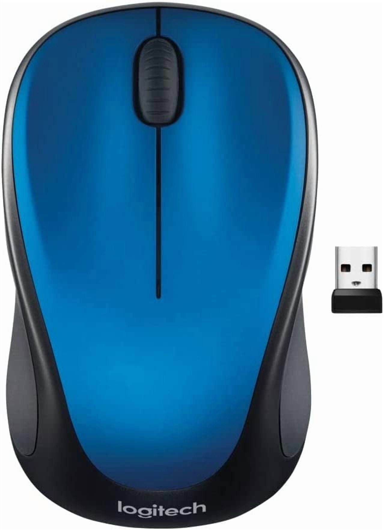 M317 Wireless Mouse, 2.4 GHz with USB Receiver, 1000 DPI Optical ...