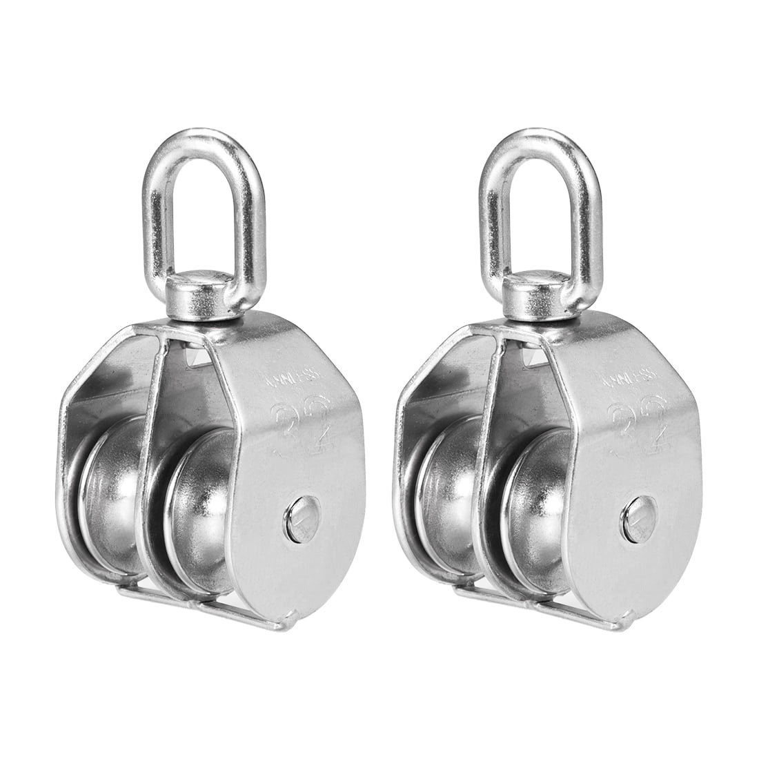 M32 Lifting Crane Swivel Hook Pulley Block Hanging Wire Towing Double ...