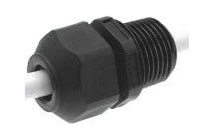 M3234 LTCG 3/4 NPT Black Liquid Tight Fitting NO NUT Included (Package ...