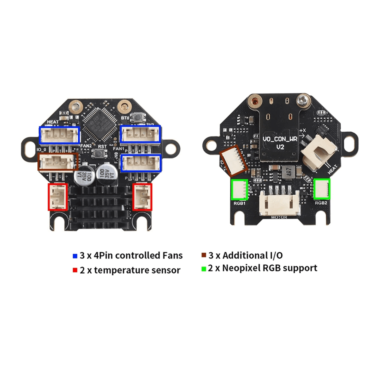 M36 Hub Board Based on STM32F072 Onboard TMC2209 and ADXL345 ...