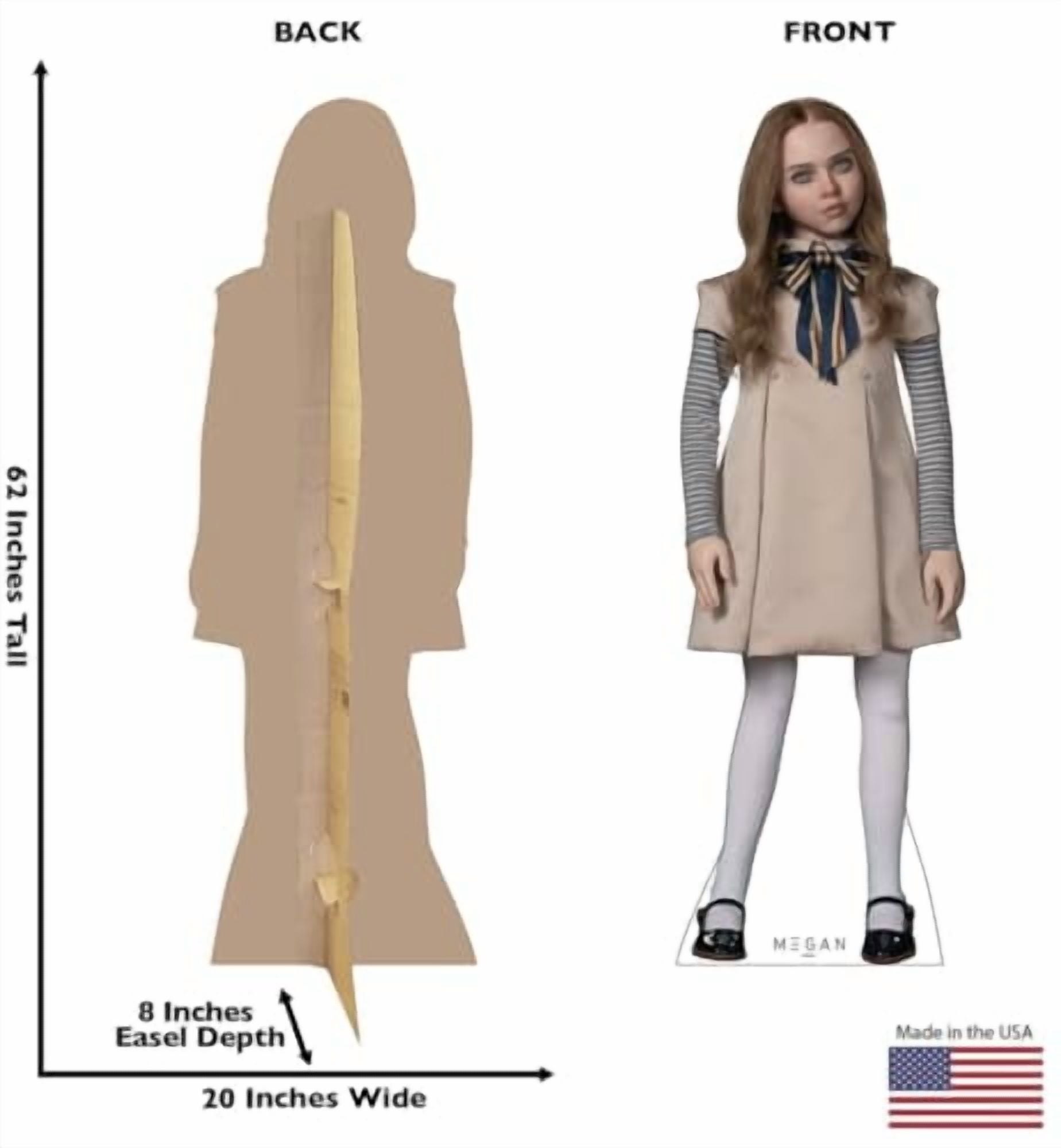 M3GAN Corrugated Plastic Cutout Standee - Suitable for Outdoors ...