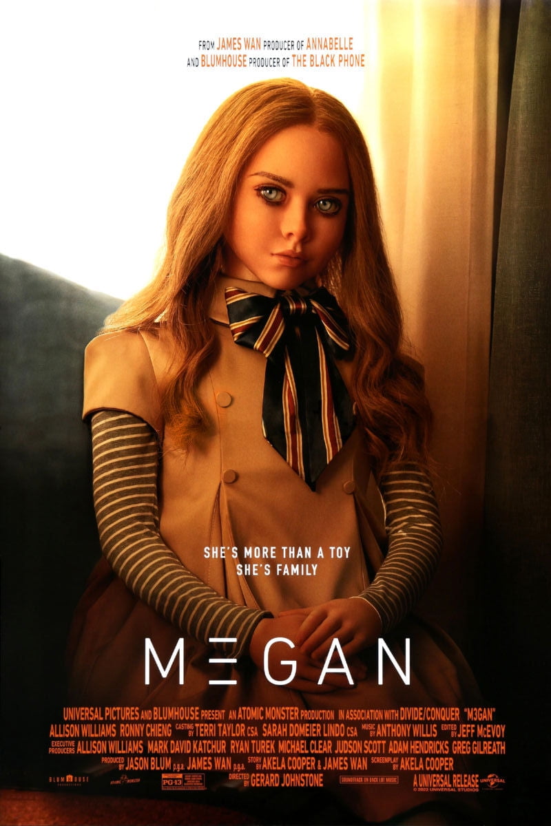 M3Gan Megan Movie Poster 11"x17" 11inx17in - Walmart.com