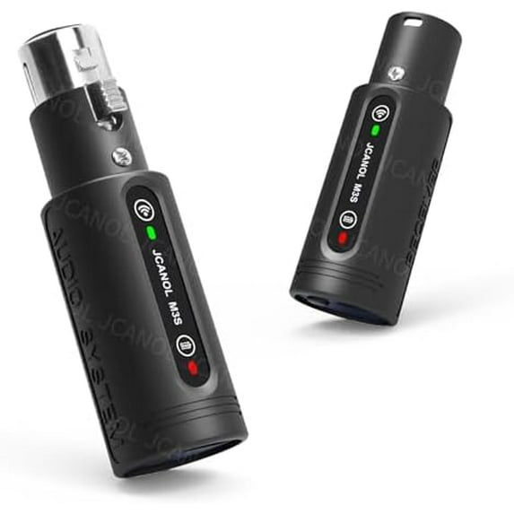 M3S Wireless XLR Transmitter Receiver, Wireless Microphone Adapter with ...