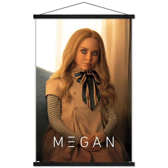 M3gan - One Sheet Wall Poster with Magnetic Frame, 22.375" x 34 ...