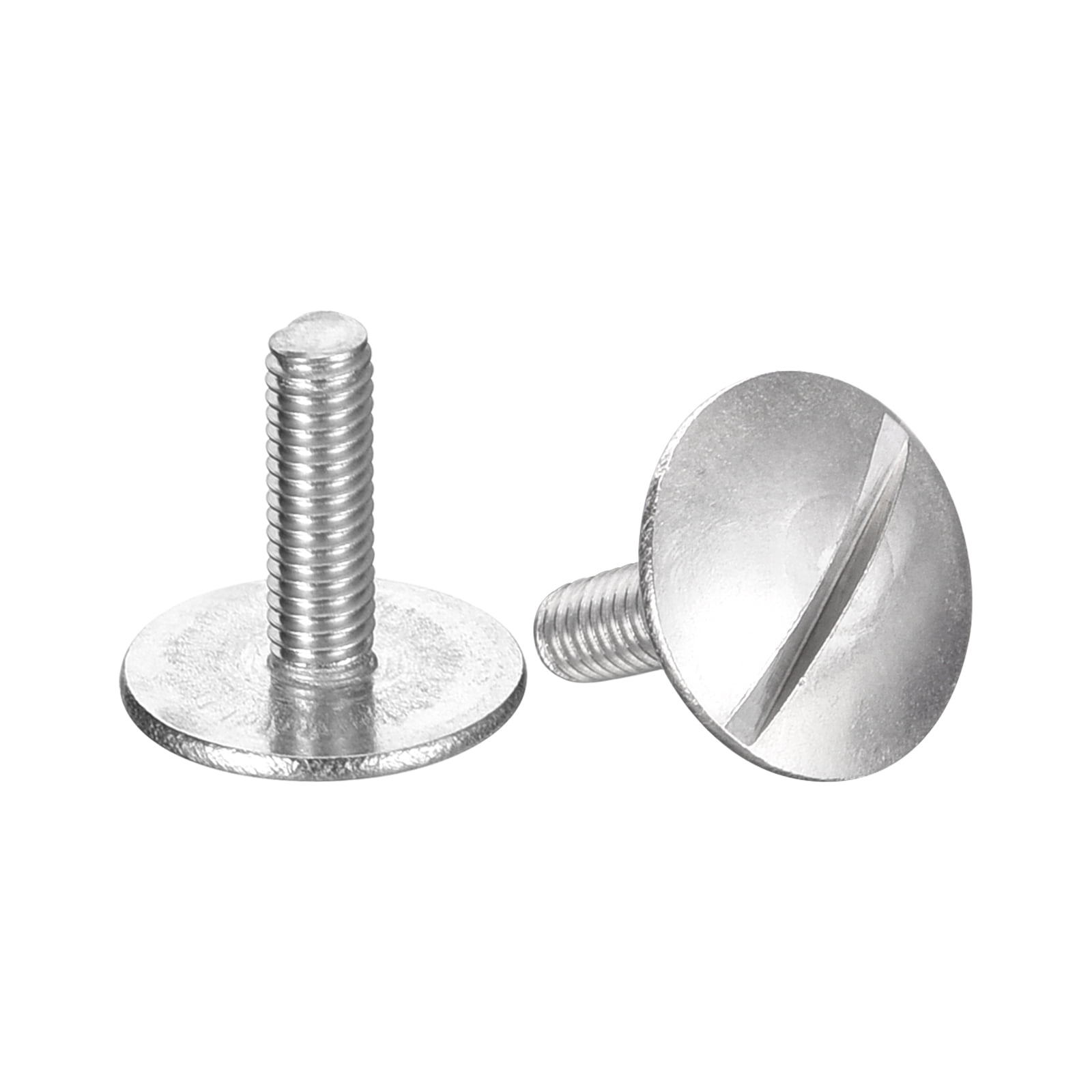M3x10mm Extra Large Flat Head Slotted Screws, 8 Pack 304 Stainless ...