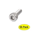 M3x10mm Thread 304 Stainless Steel Hex Socket Head Cap Screw Bolt ...