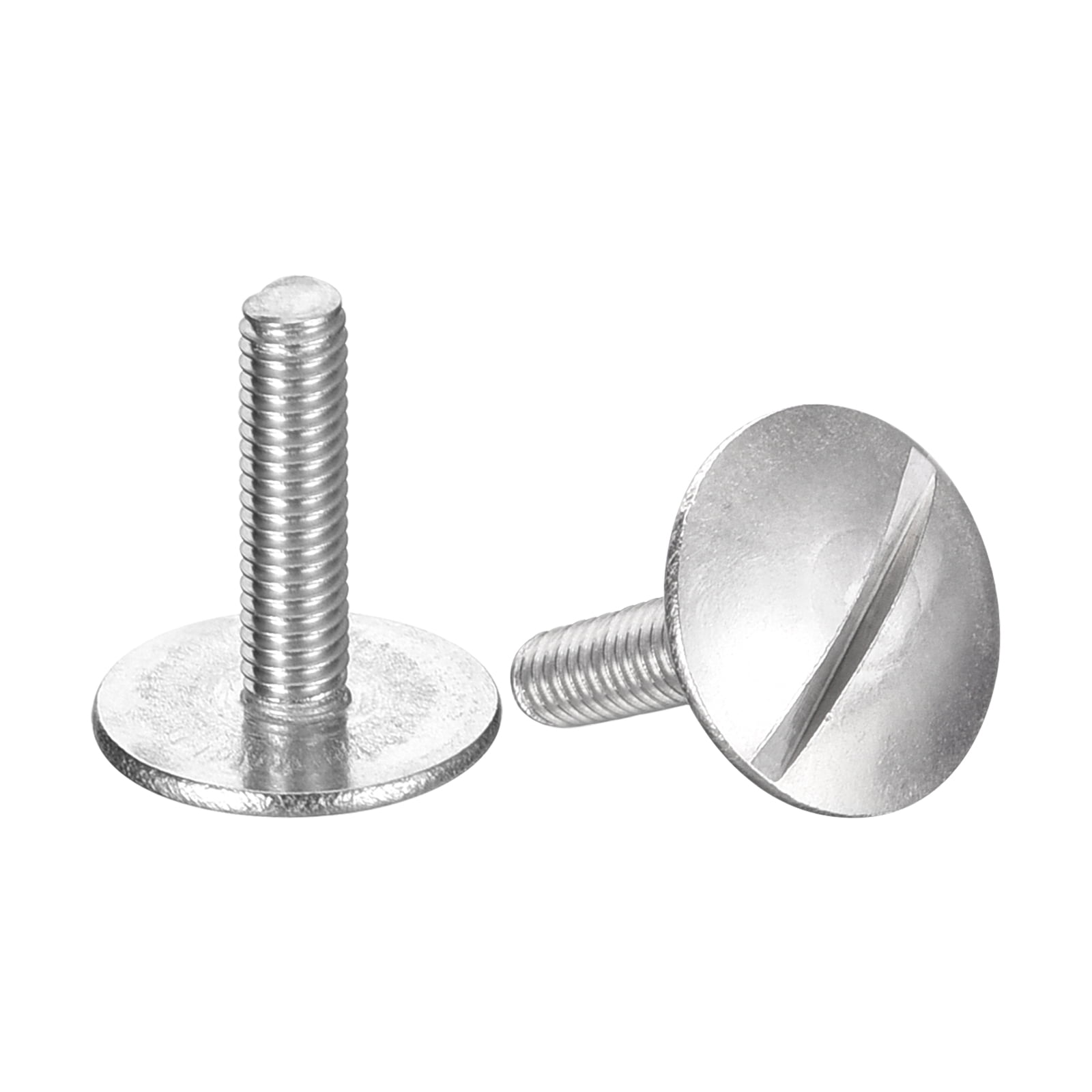 M3x12mm Extra Large Flat Head Slotted Screws, 8 Pack 304 Stainless ...