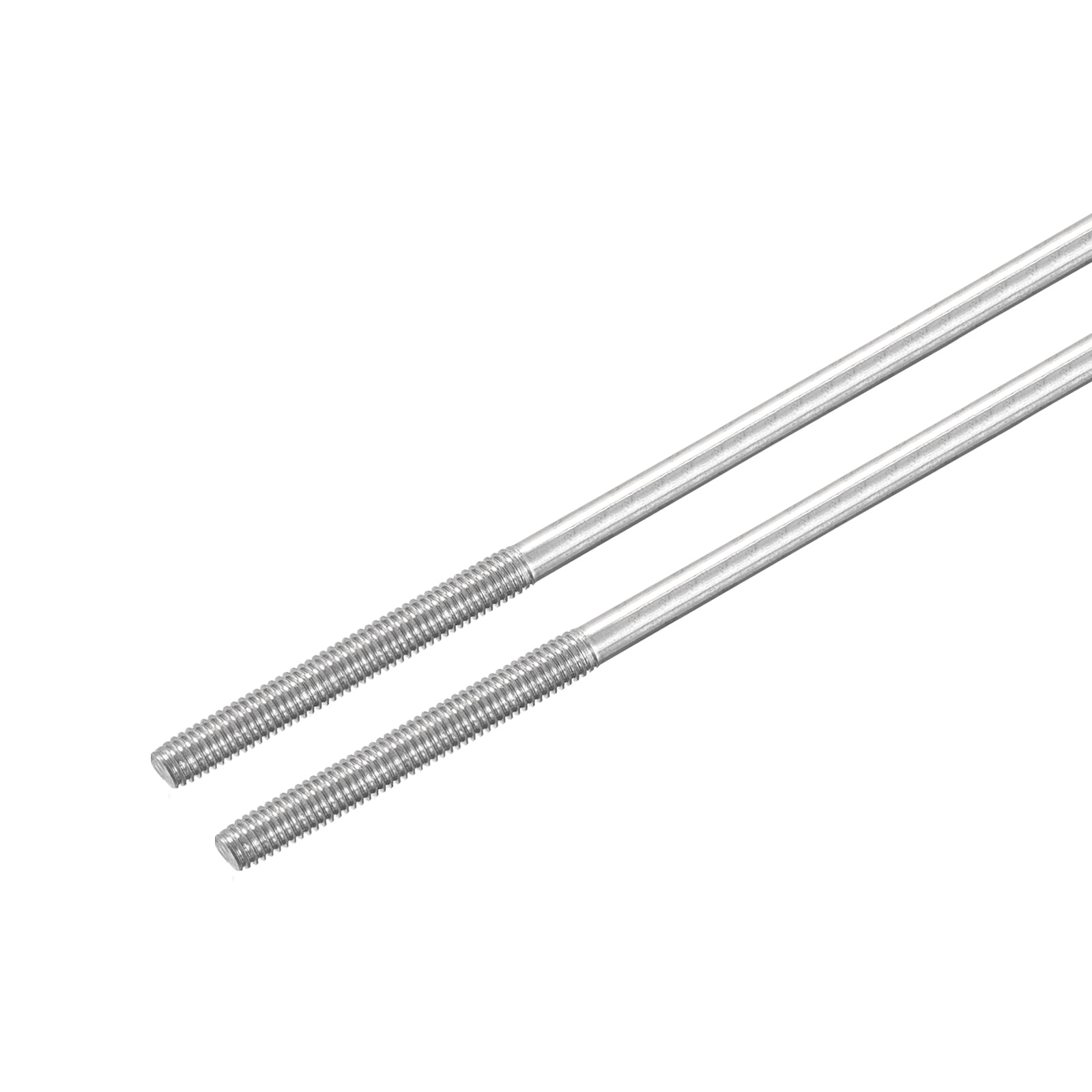 M3x180mm 304 Stainless Steel Push Rod Double End Threaded Rod for DIY ...