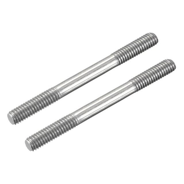 M3x25mm 304 Stainless Steel Push Rod Double End Threaded Rod for DIY, 2Pack - Walmart.com