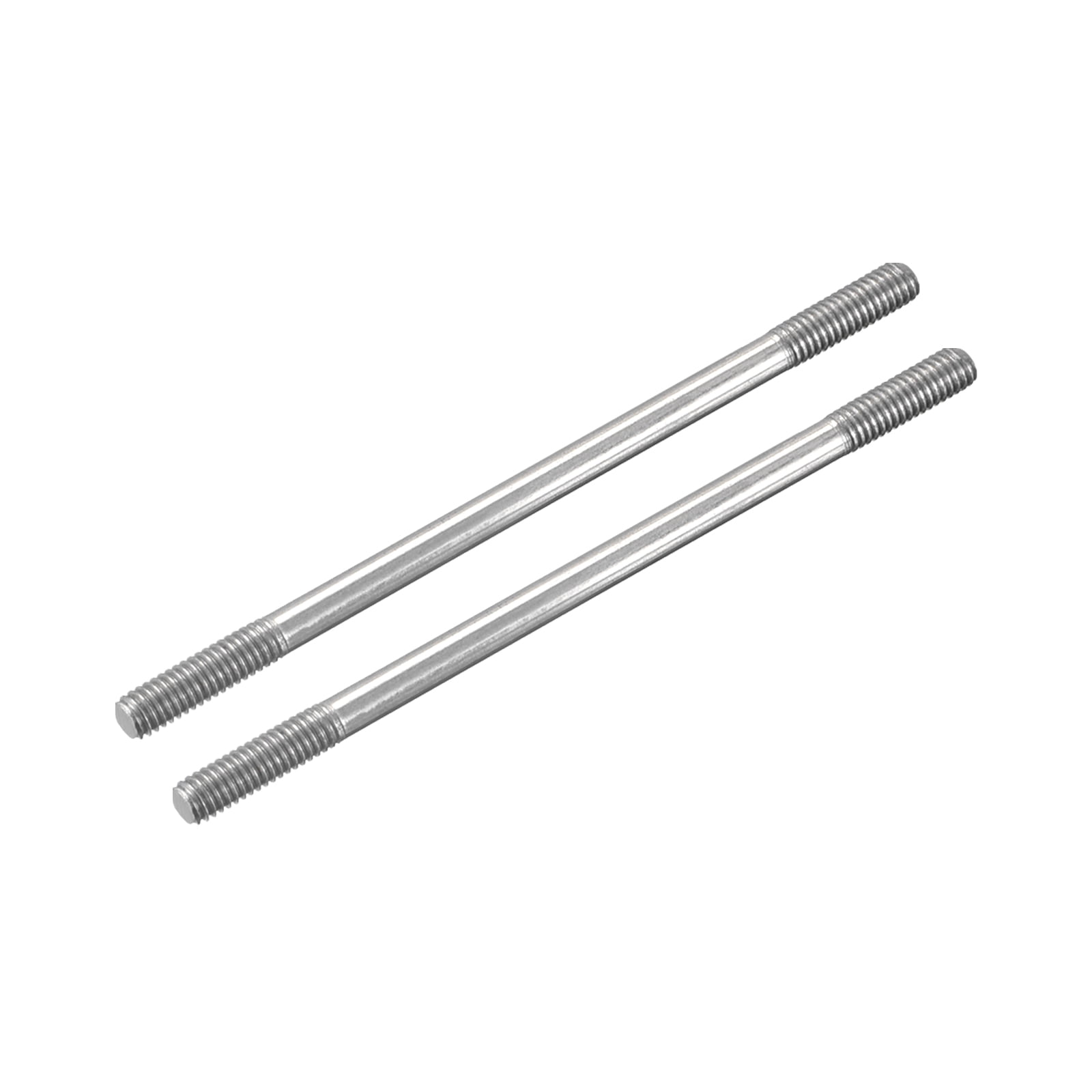 M3x45mm 304 Stainless Steel Push Rod Double End Threaded Rod for DIY ...