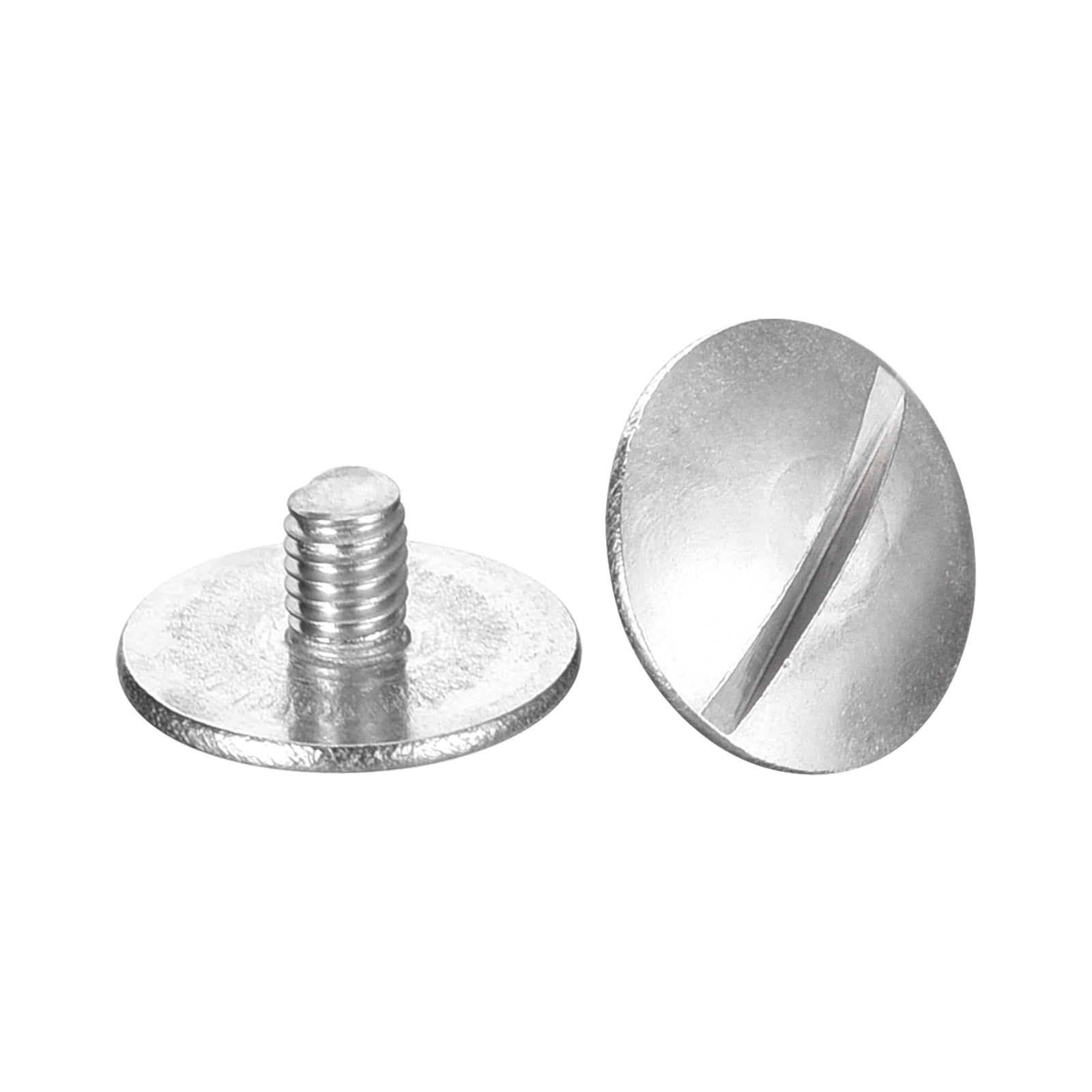 M3x4mm Extra Large Flat Head Slotted Screws, 5 Pack 304 Stainless Steel ...