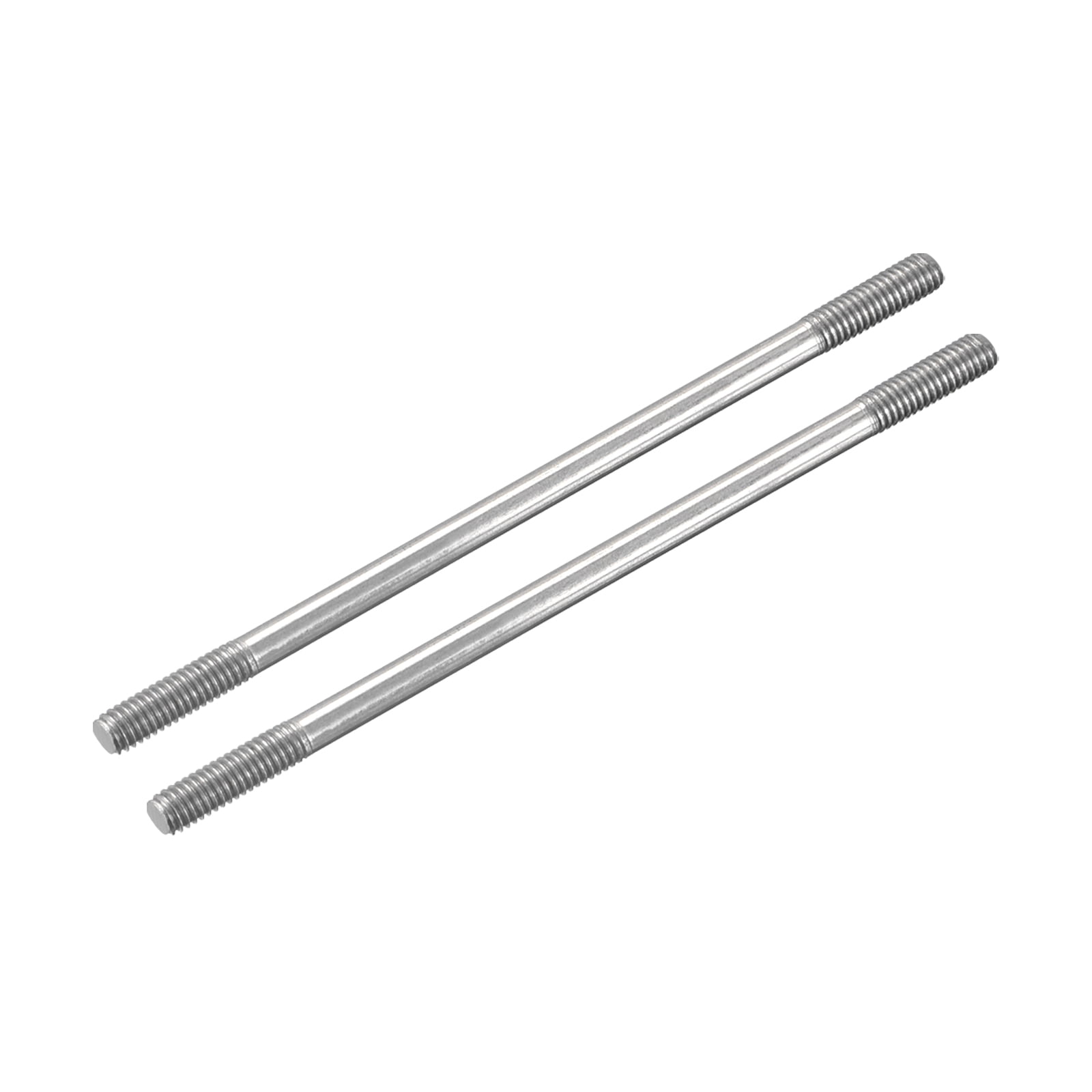 M3x55mm 304 Stainless Steel Push Rod Double End Threaded Rod for DIY ...
