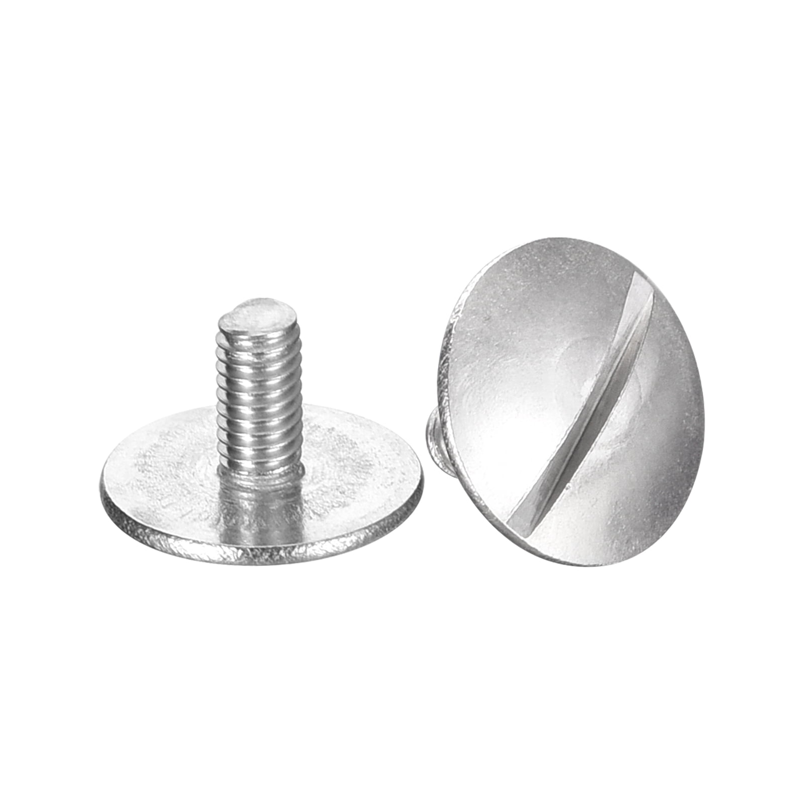 M3x6mm Extra Large Flat Head Slotted Screws, 5 Pack 304 Stainless Steel ...