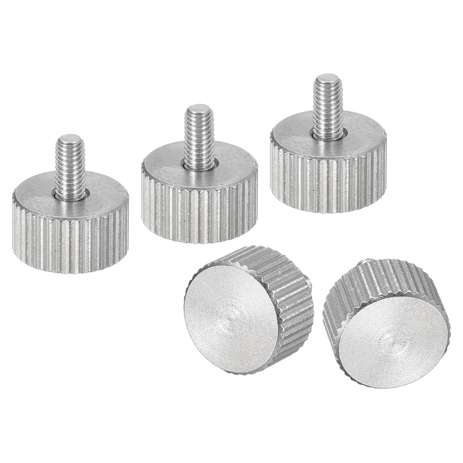 M3x6mm Knurled Thumb Screws, 5 Pack 304 Stainless Steel Flat Knurled Head Bolts - Walmart.com