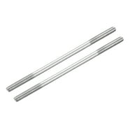 M2x160mm 304 Stainless Steel Push Rod Double End Threaded Rod for DIY ...