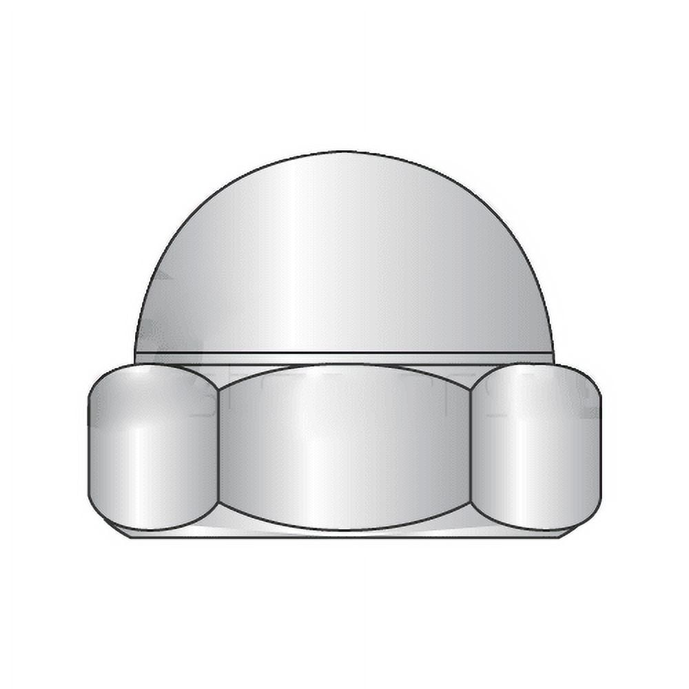 M4-0.7 Closed End Acorn Nuts / Low Crown / A2 Stainless Steel / DIN ...