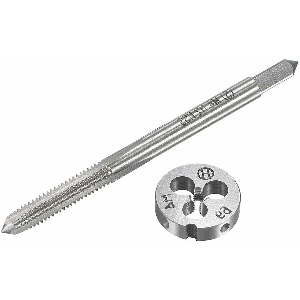 M4*0.7 HSS Tap And Die Set Right Hand Round Thread Taper Die Set For ...
