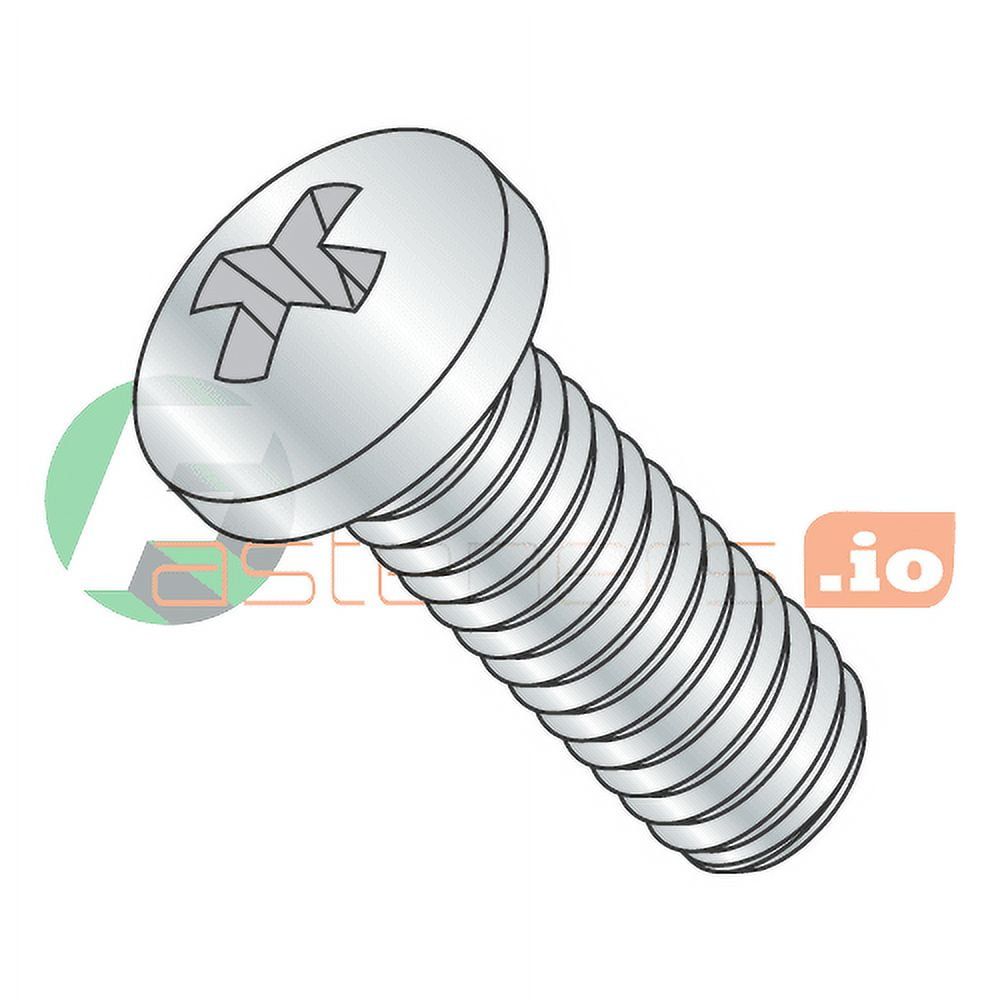 M4-0.7 x 25 mm Machine Screws / Phillips / Pan Head / Steel / Class 4.8 ...