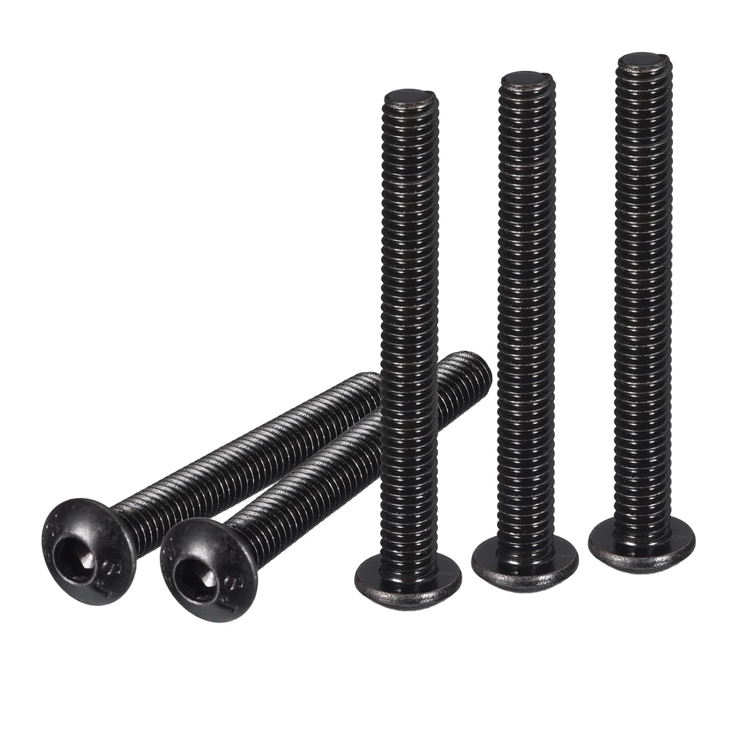 M4-0.7x40mm Button Head Socket Cap Screws - 50Pack - Good for Machine ...