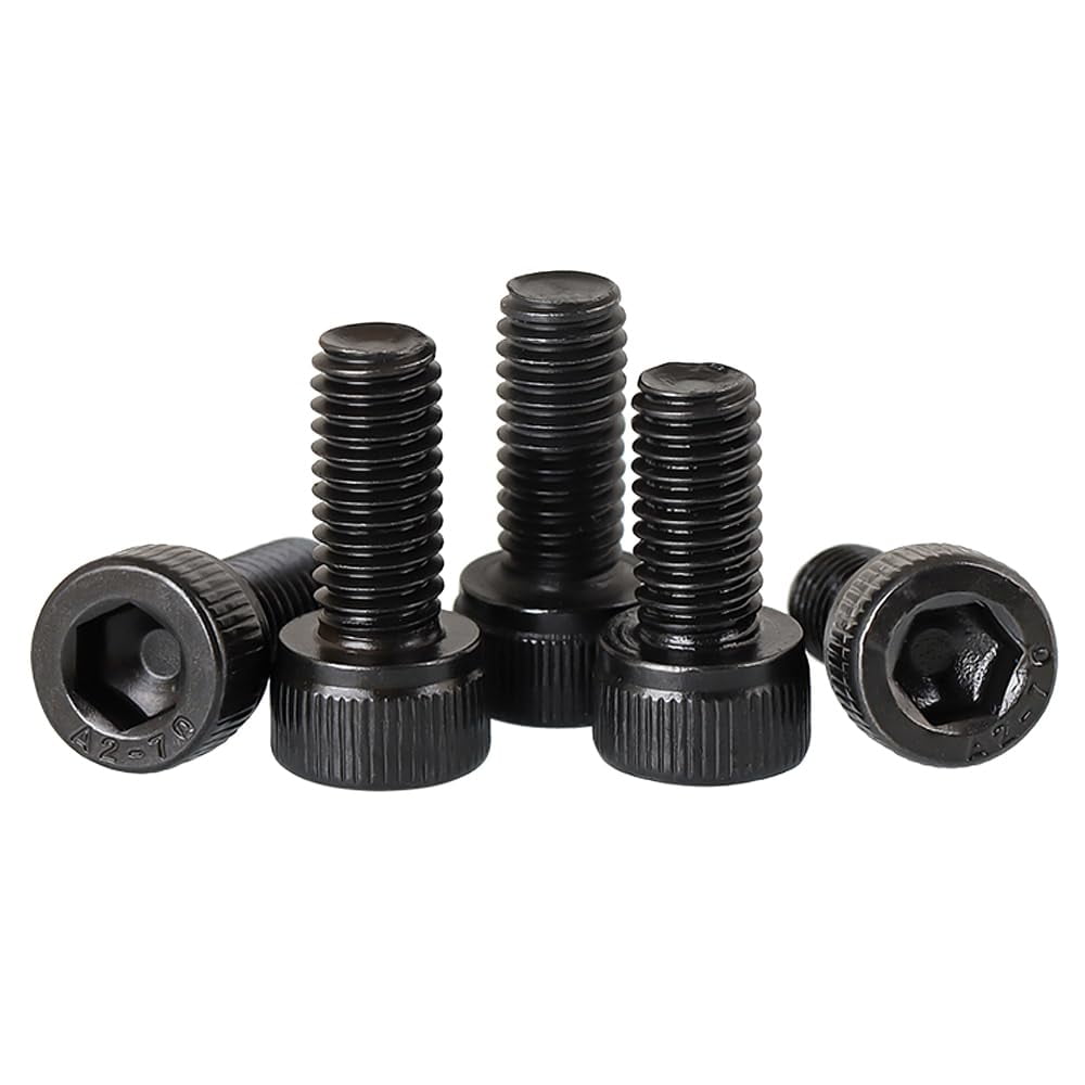 M4 12mm Socket Head Cap Screws, M4-0.7x12mm Screw and Bolt, 50pcs ...