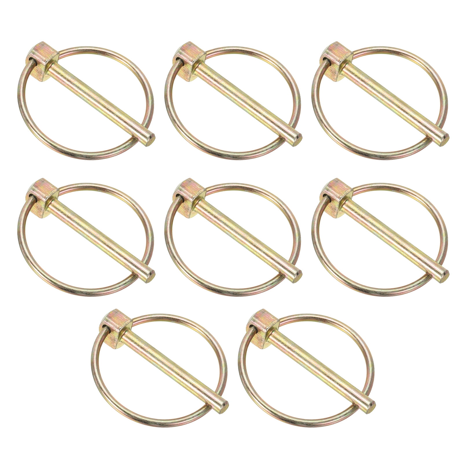 M4.5x36 mm Tractor Lynch Pin with Ring, 8Assortment Kit Lock Pin Clips ...