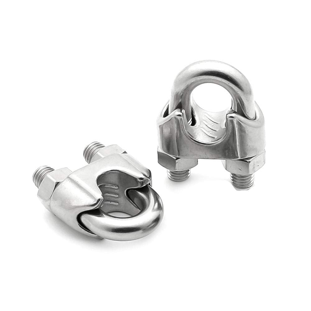 M4 Cable Ties U Stirrup Bolt Cable Clip 304 Stainless Steel Cable Clamp ...