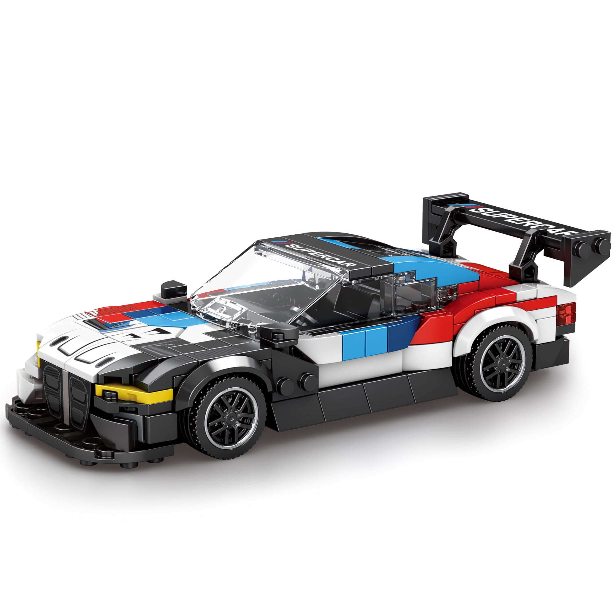 M4 GT3 Car Building Set, Super Car MOC Building Block Toys Compatible ...
