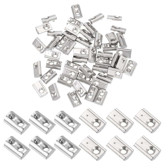 M4 Half Round Roll in Spring T Nuts 2020 Series Carbon Steel T Slot ...