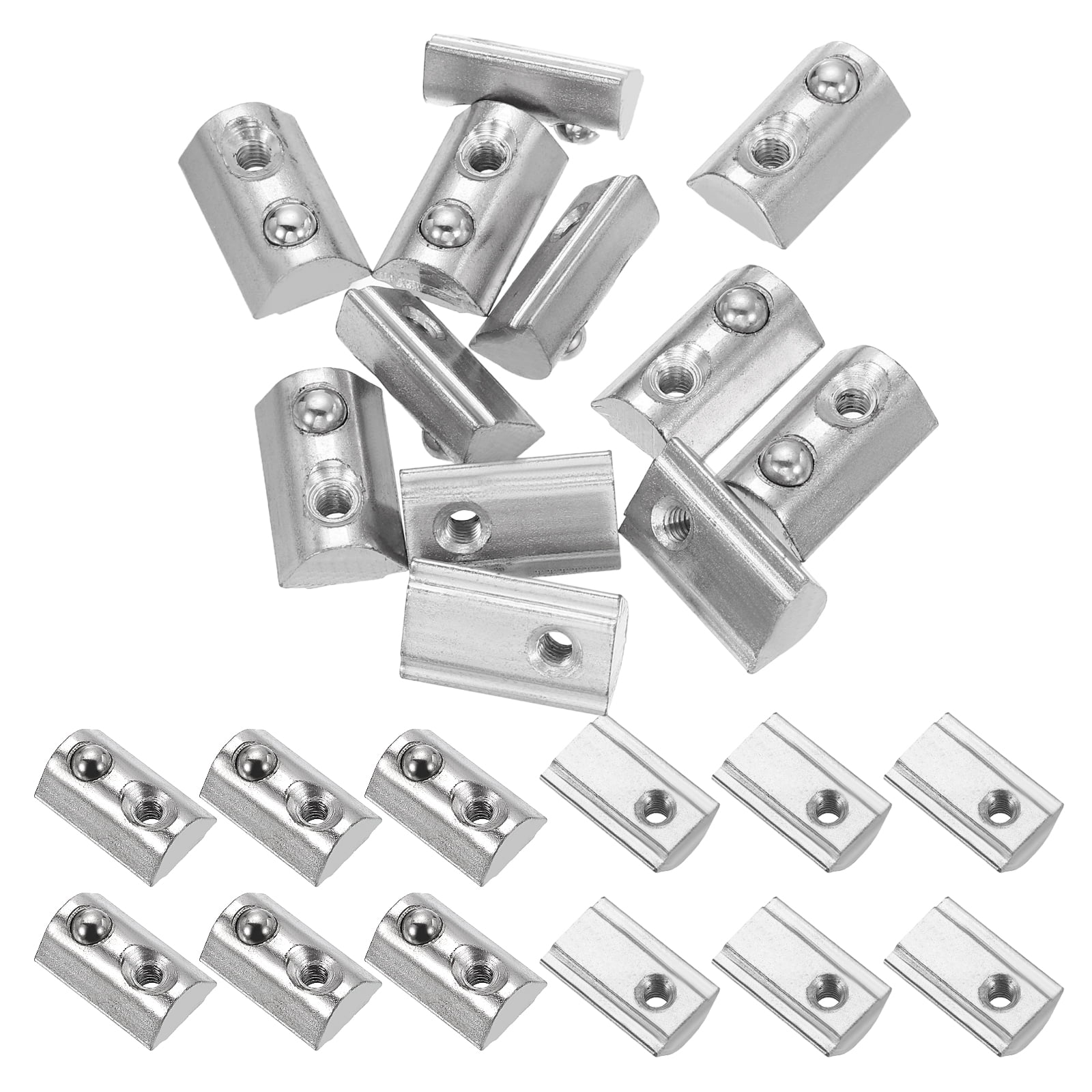 M4 Half Round Roll in Spring T Nuts 4040 Series Carbon Steel T Slot ...
