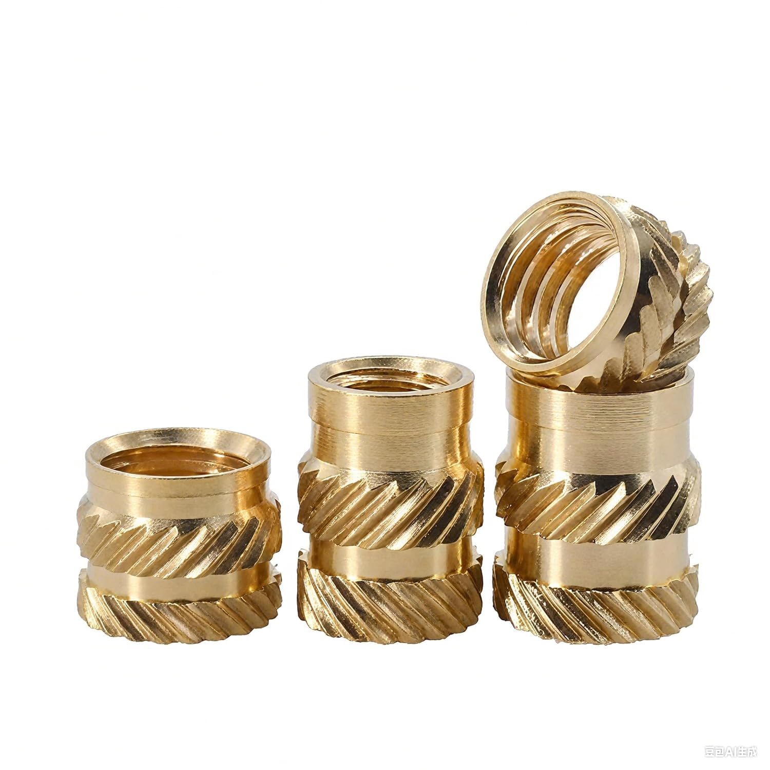 M4 Heat Set Insert, Threaded Insert, Brass Inserts Metric Knurled Nuts ...