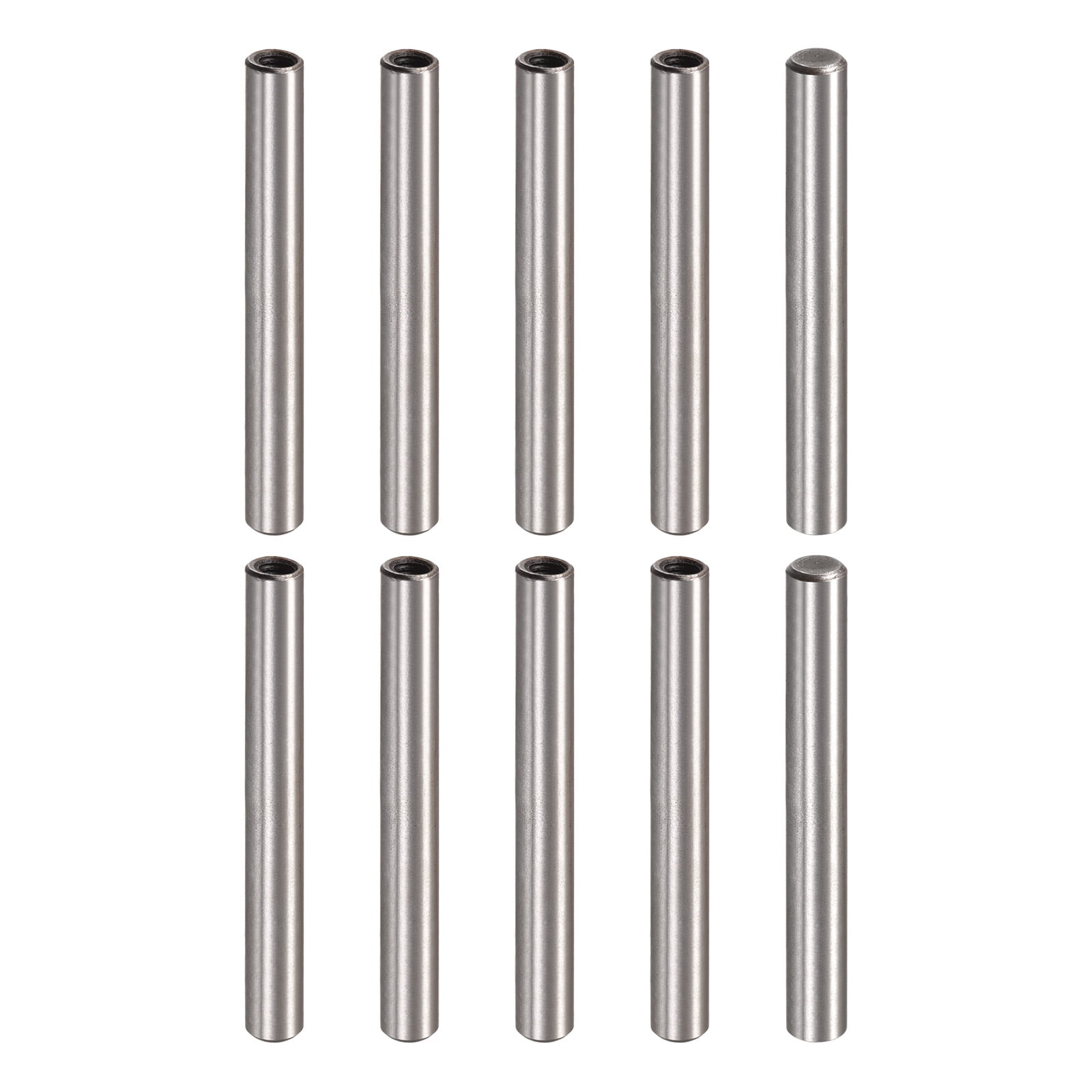 M4 Internal Thread Dowel Pin 10 Pack 6x60mm Chamfering Flat Carbon ...