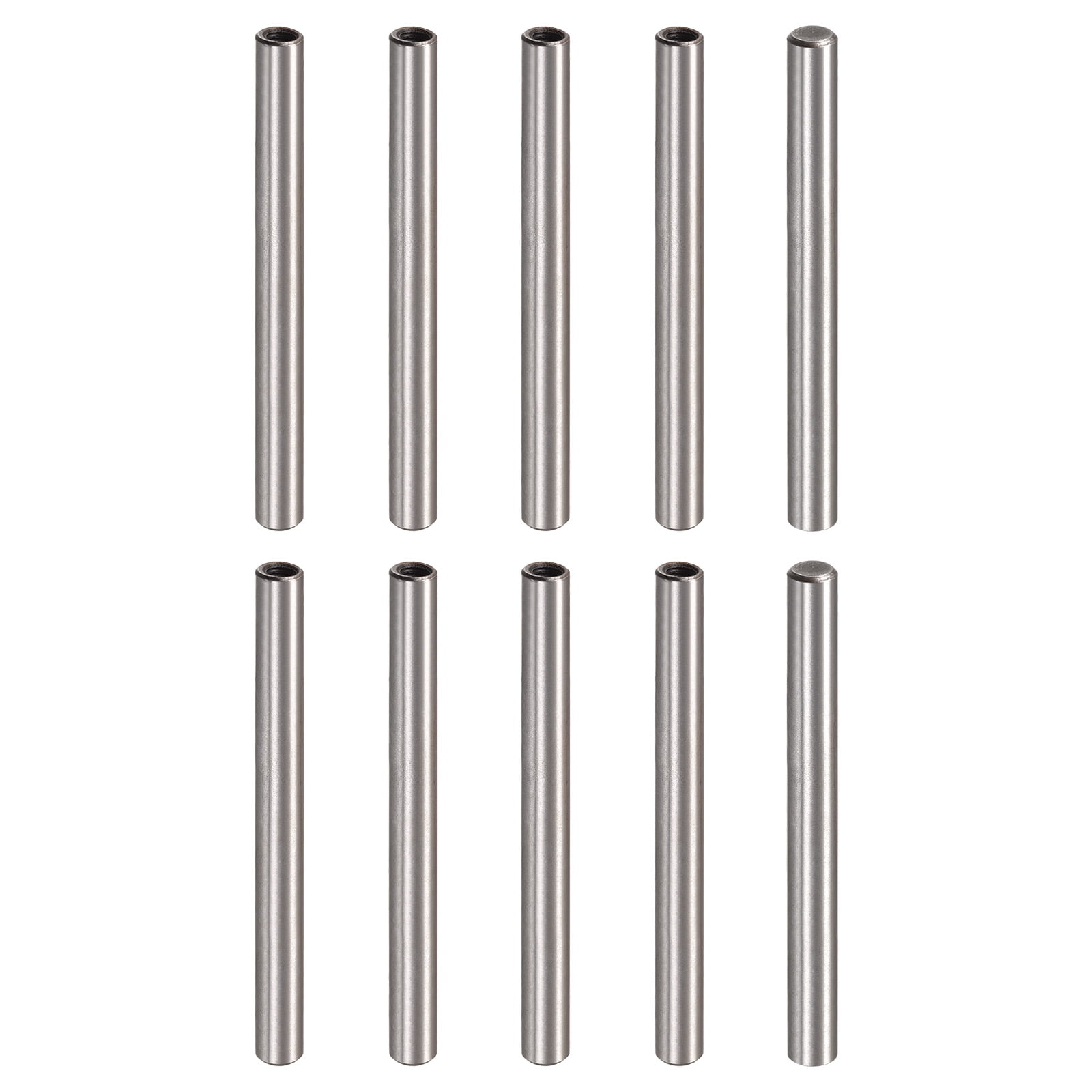 M4 Internal Thread Dowel Pin 10 Pack 6x80mm Chamfering Flat Carbon ...