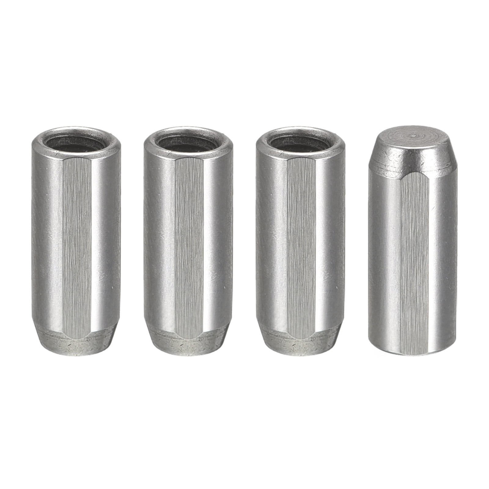 M4 Internal Thread Dowel Pin 4 Pack 6x15mm Chamfering Flat Exhaust ...