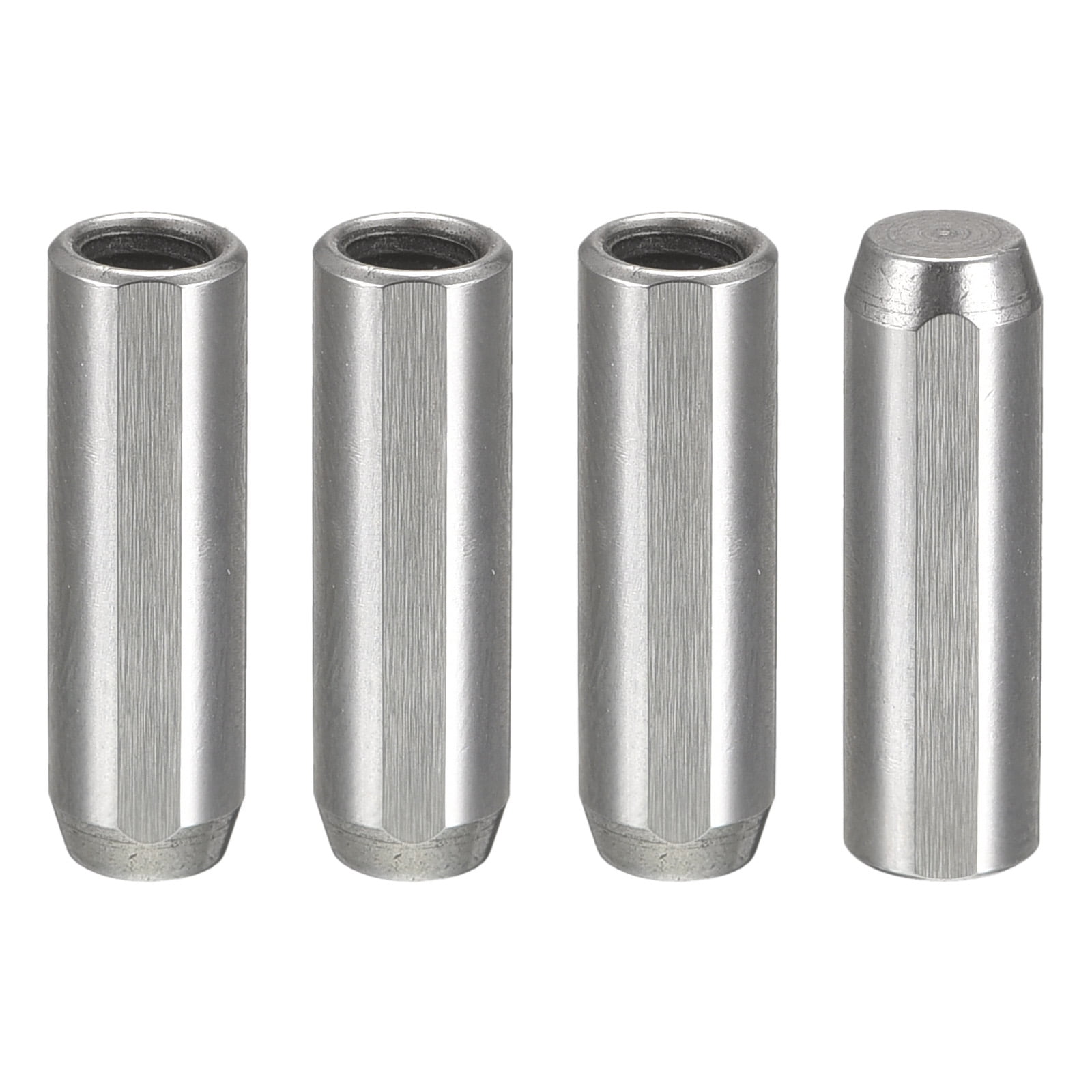 M4 Internal Thread Dowel Pin 4 Pack 6x20mm Chamfering Flat Exhaust ...