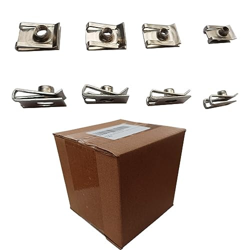 M4, M5, M6, M8 Stainless Steel Chimney Nuts & Spire Clips - 160Pcs ...