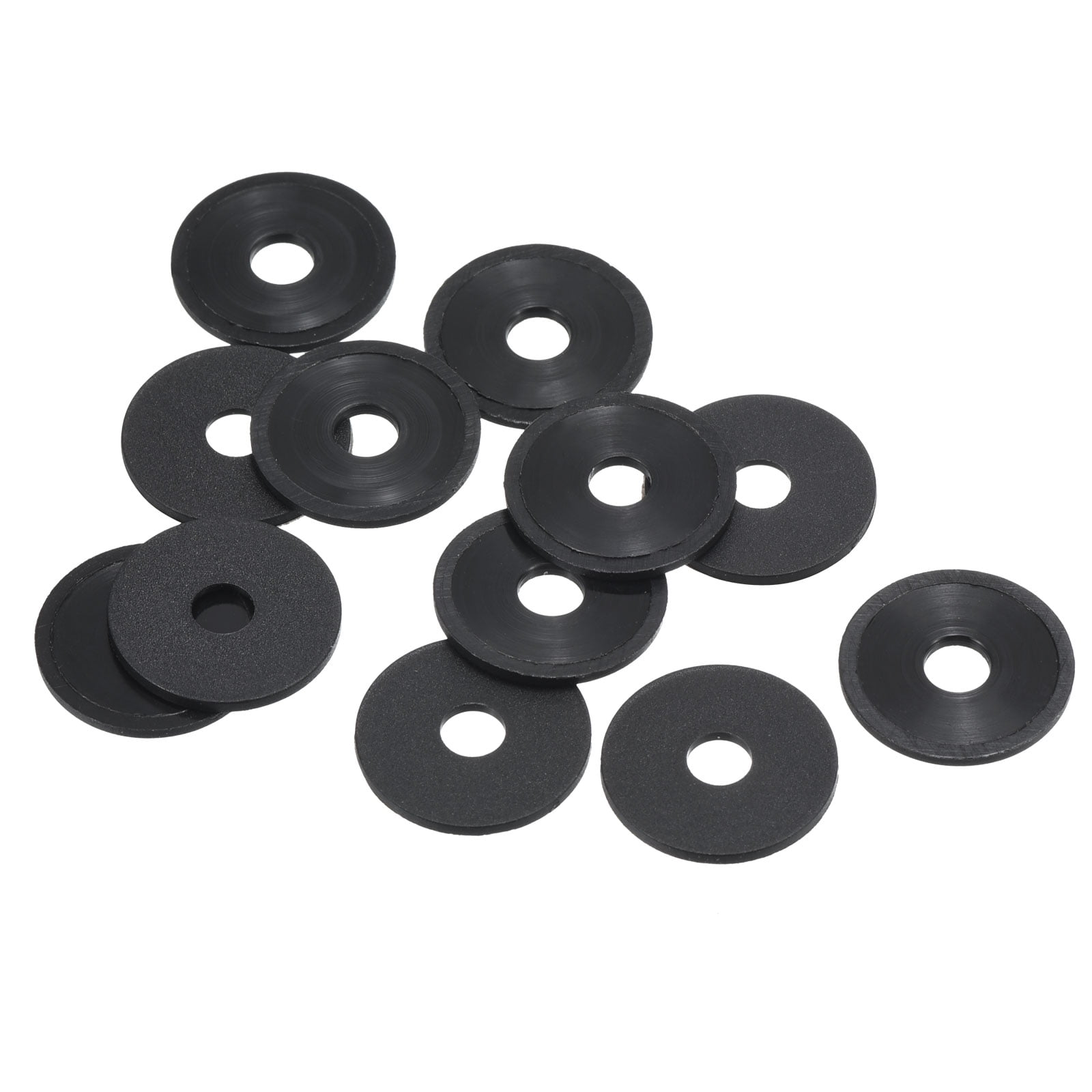 M4 Nylon Flat Washer, 12 Pack 4mm ID 15mm OD Sealing Spacer Gasket Ring ...